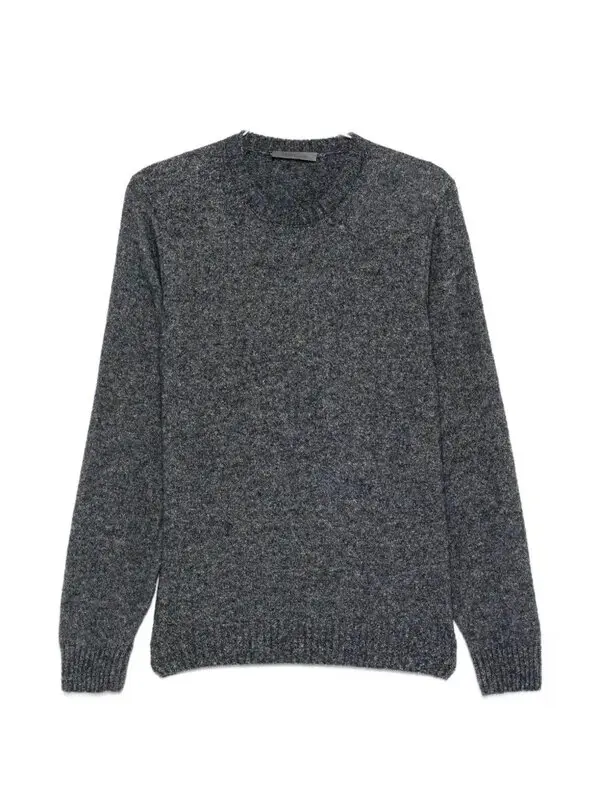 Corneliani Ribbed-trim Marl-effect Sweater