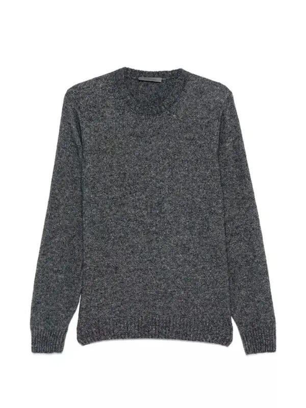 Corneliani Ribbed-trim Marl-effect Sweater