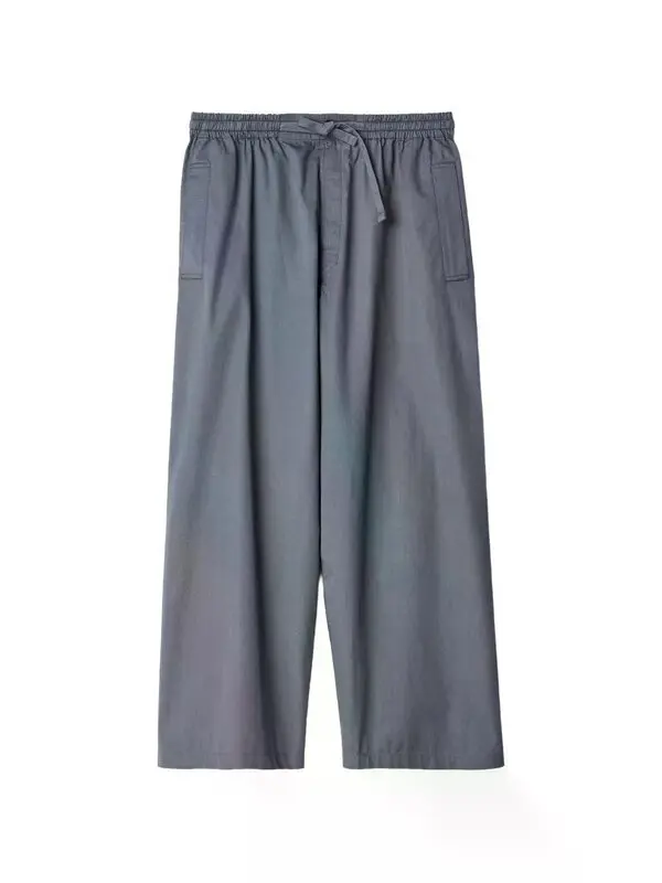 LEMAIRE Pyjama Pants In Light Cotton Twill - Blue