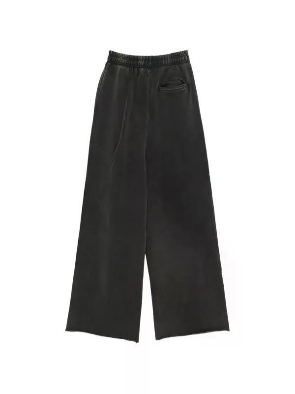 ENTIRE STUDIOS Faded-effect Wide-leg Track Pants