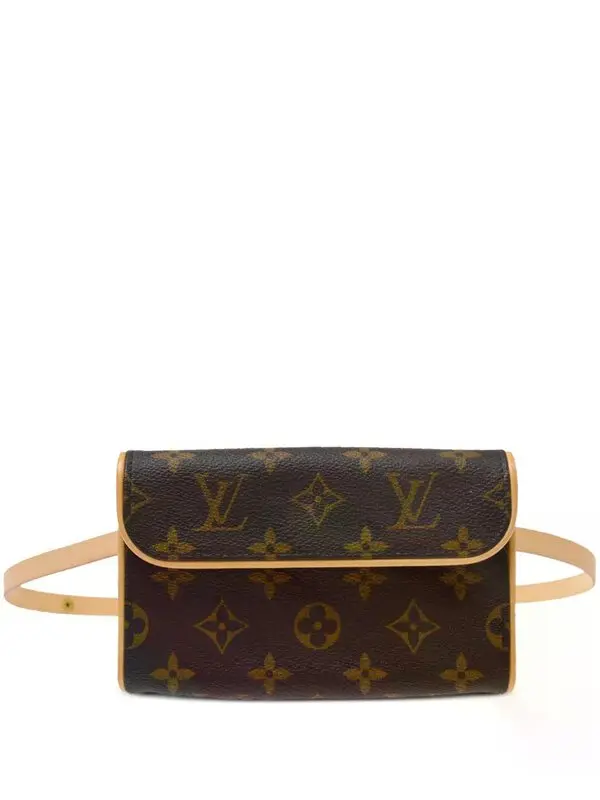 LOUIS VUITTON 2005 Monogram Pochette Florentine Belt Bag - Brown