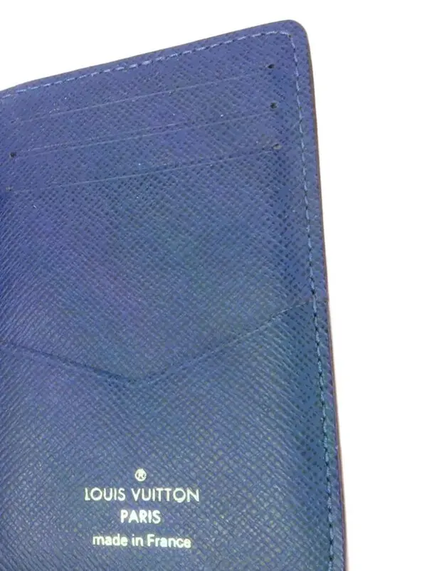 LOUIS VUITTON Taigarama Monogram Canvas Card Case - Blue