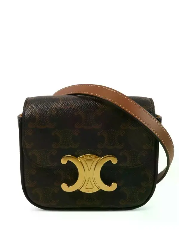 Celine Mini Claude Logo-plaque Shoulder Bag