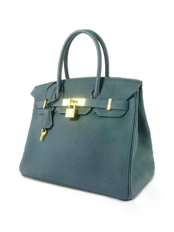 Hermès 2016 30 Birkin Leather Tote Bag