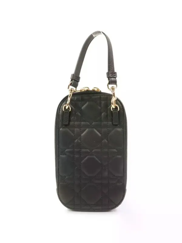 Dior Cannage Call'in Shoulder Bag - Black