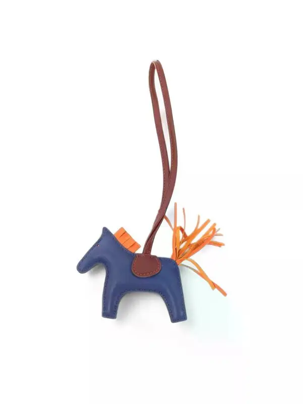 Hermès Pm Rodeo Milo Bag Charm - Blue