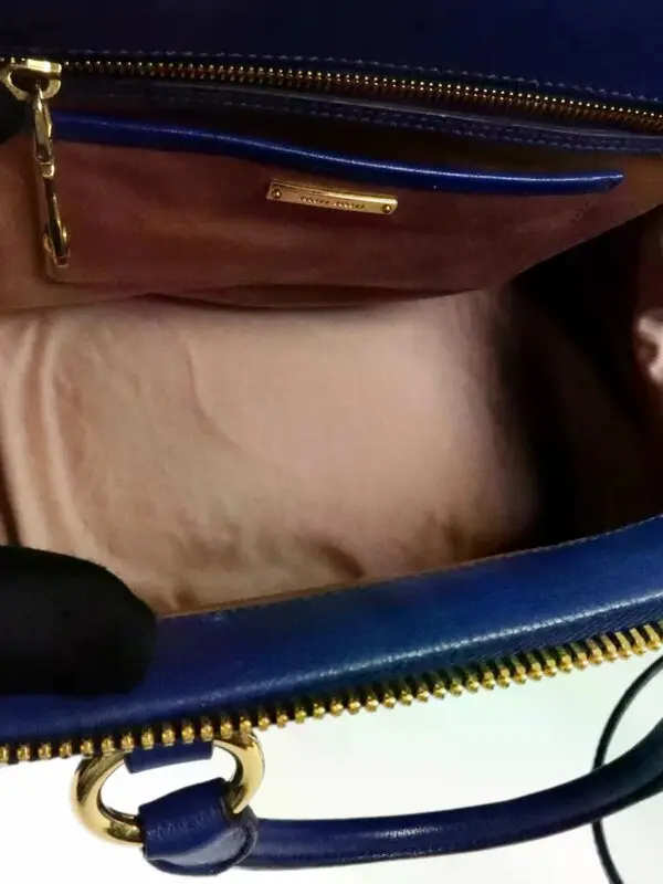Miu Miu 2-way Buckled Calf Leather Shoulder Bag