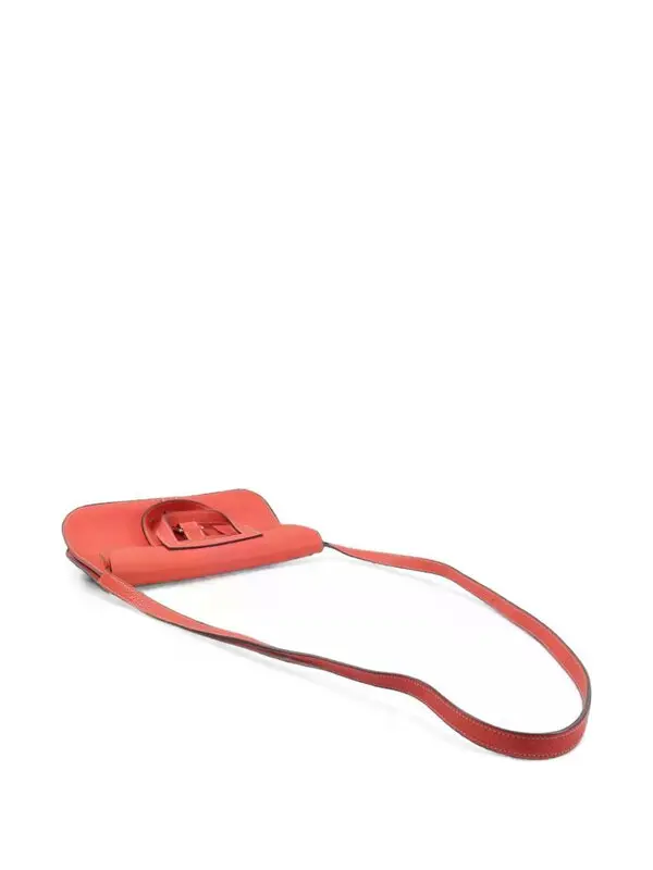 Hermès 2018 31 Halzan Leather Shoulder Bag - Orange