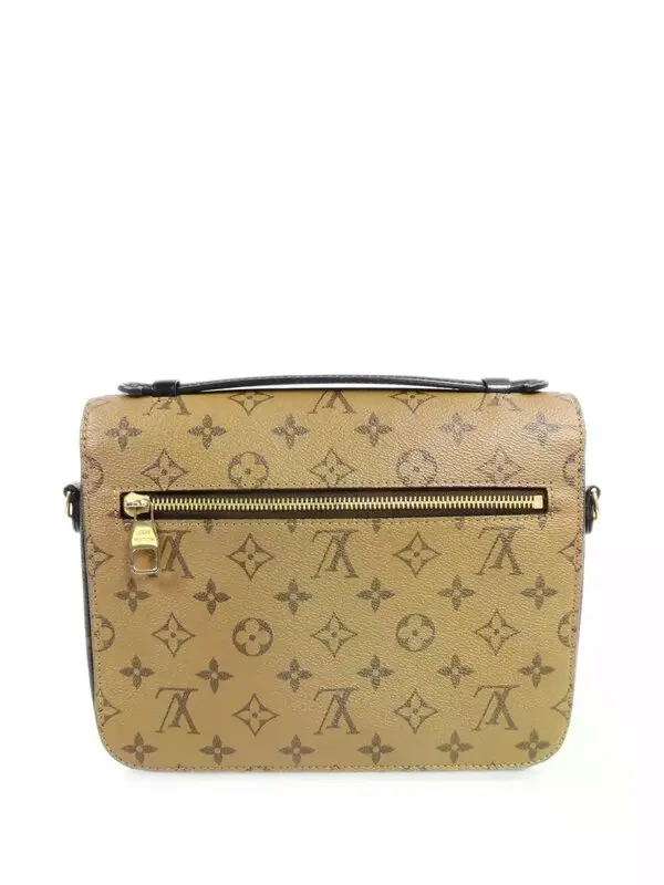 LOUIS VUITTON Pochette Metis Monogram Reverse Tote Bag