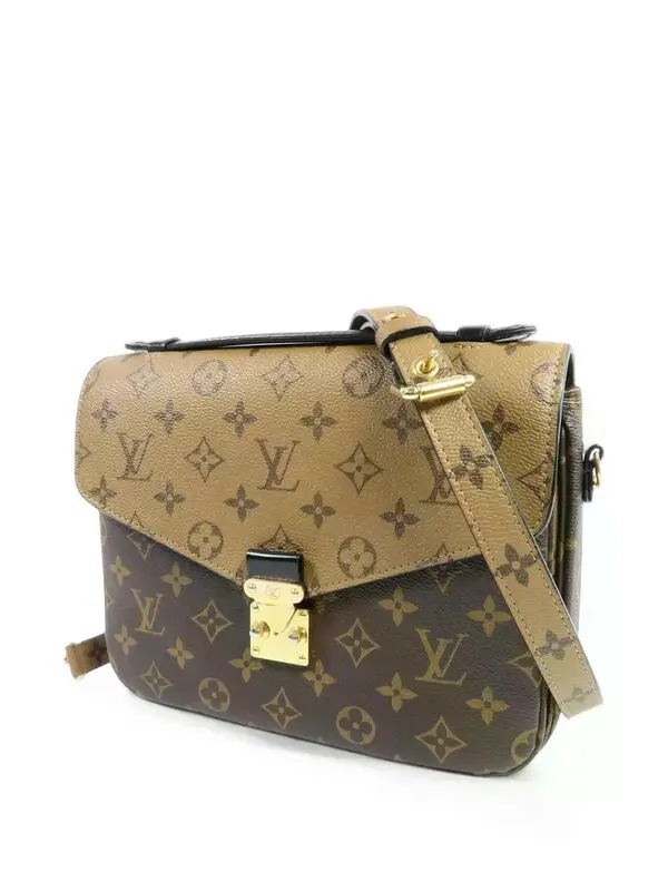 LOUIS VUITTON Pochette Metis Monogram Reverse Tote Bag