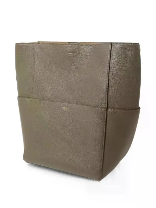 Celine Large Sangle Leather Shoulder Bag