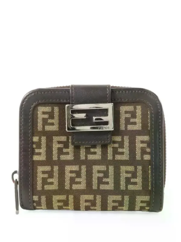 Fendi Zucca Ff-logo Bifold Wallet