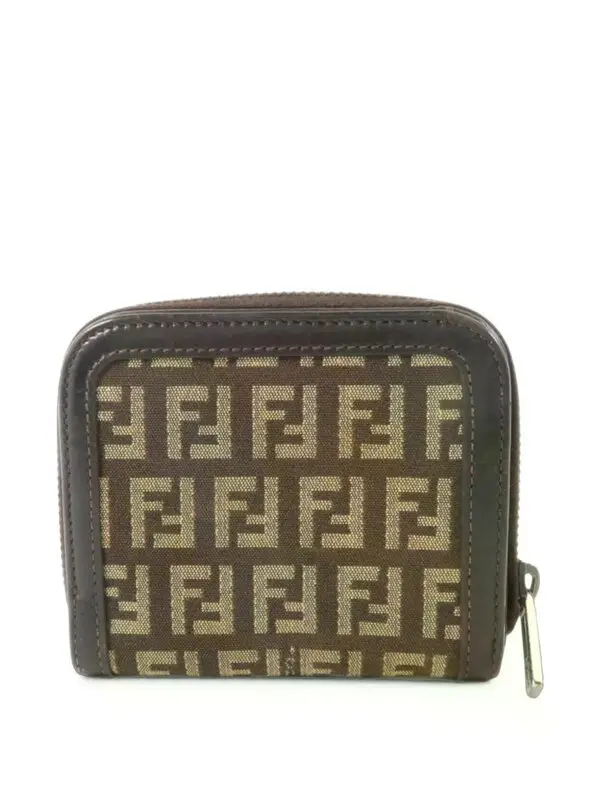 Fendi Zucca Ff-logo Bifold Wallet