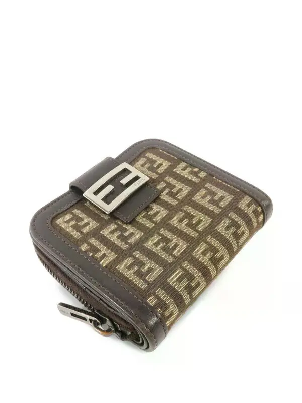 Fendi Zucca Ff-logo Bifold Wallet
