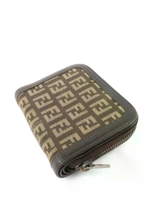 Fendi Zucca Ff-logo Bifold Wallet
