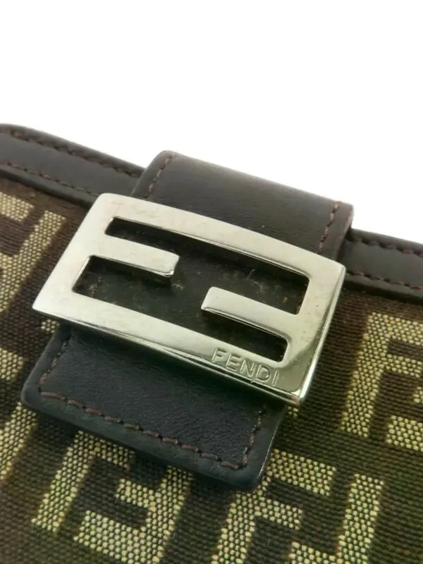 Fendi Zucca Ff-logo Bifold Wallet