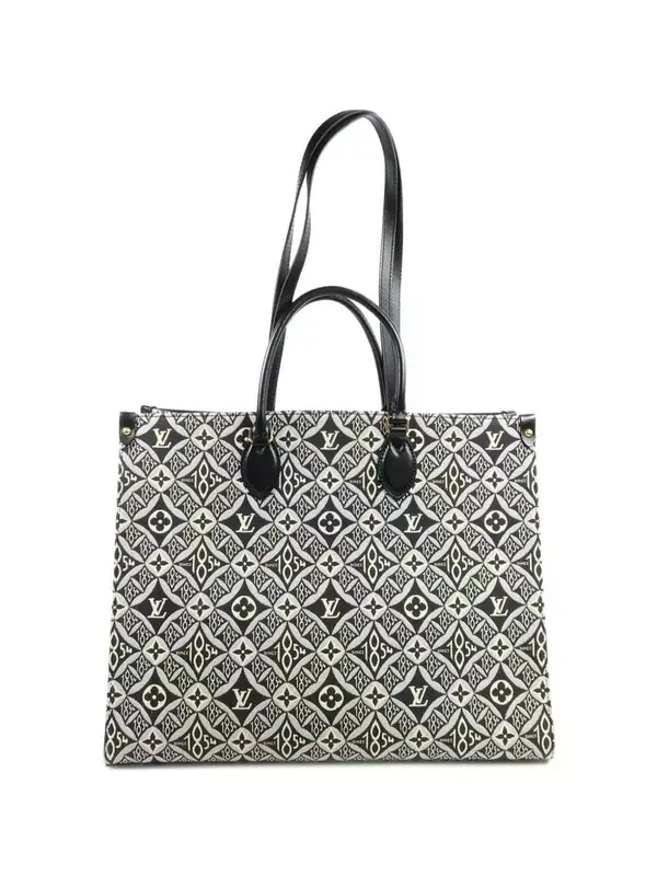 LOUIS VUITTON Since 1854 Onthego Gm Tote Bag - Black