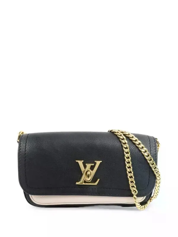 LOUIS VUITTON Lockme Tender Pochette Shoulder Bag - Black