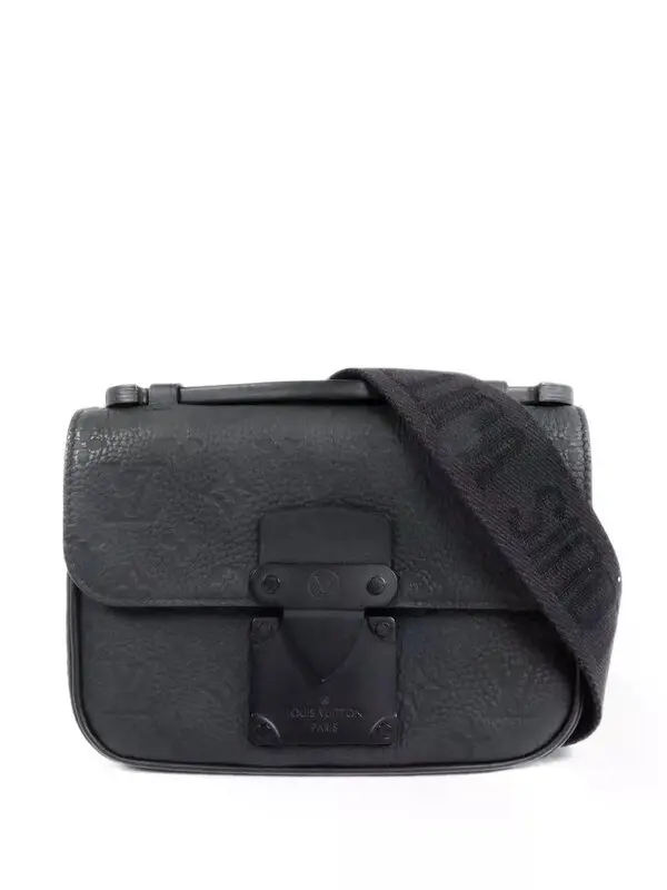 LOUIS VUITTON S Lock Sling Logo-plaque Tote Bag