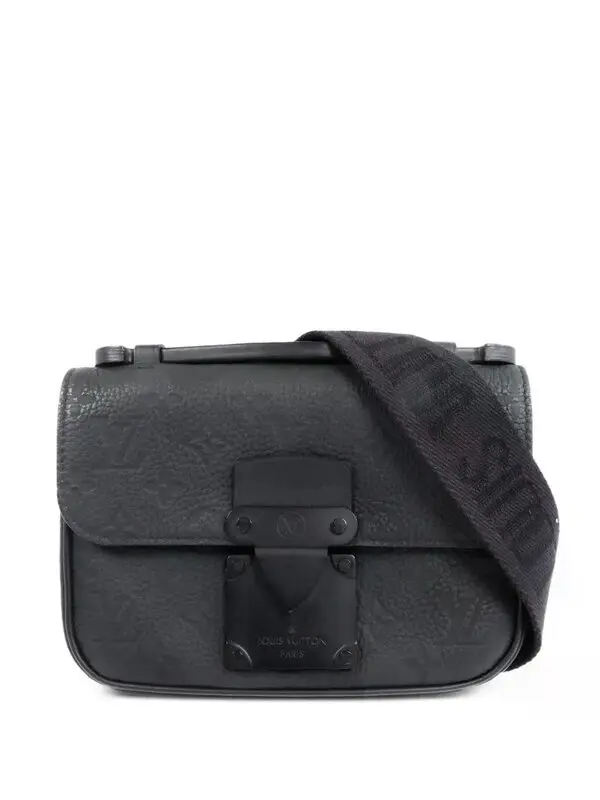 LOUIS VUITTON S Lock Sling Logo-plaque Tote Bag