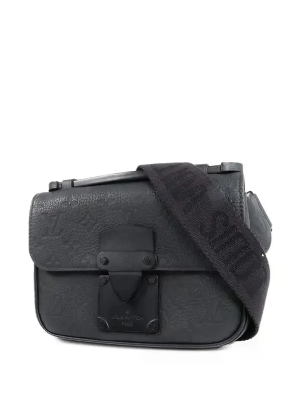 LOUIS VUITTON S Lock Sling Logo-plaque Tote Bag