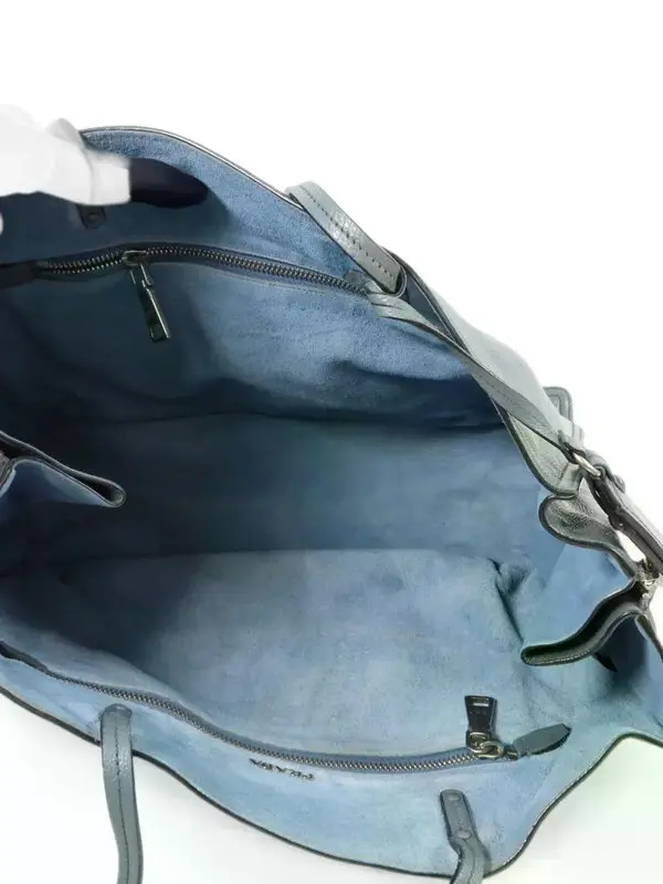Prada Glace Leather Tote Bag