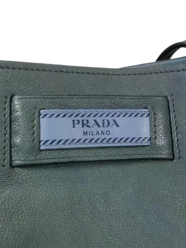 Prada Glace Leather Tote Bag