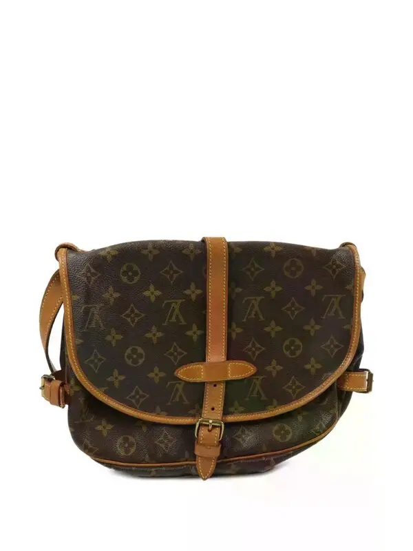 LOUIS VUITTON 30 Saumur Monogram Shoulder Bag