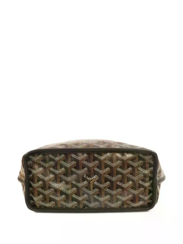 Goyard Mini Anjou Logo-pattern Tote Bag - Black