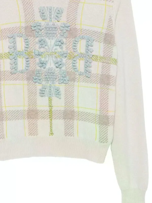 BARRIE Tartan Thistle Sweater