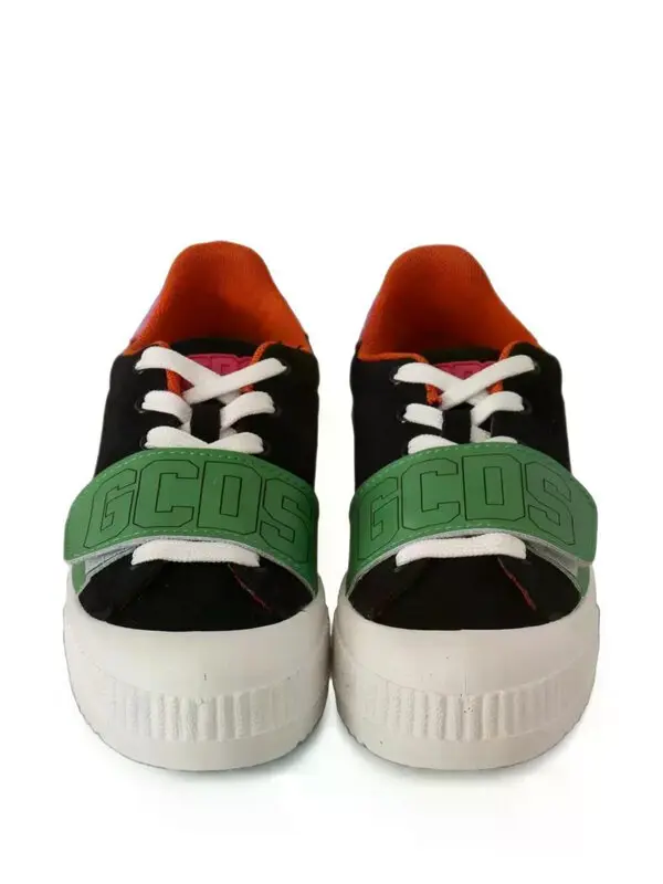 Gcds Logo-strap Suede Sneakers
