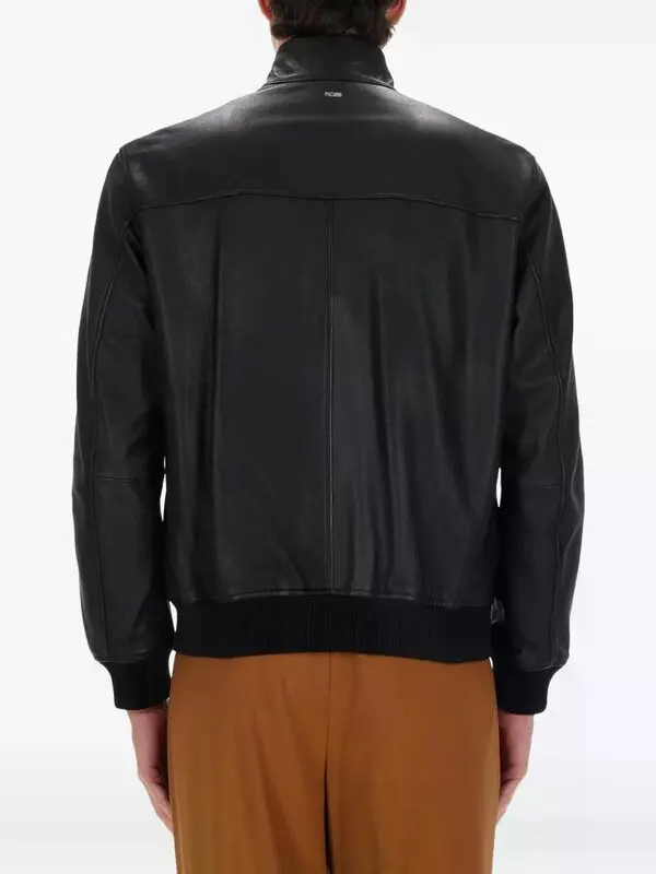 BOSS Zip Leather Jacket