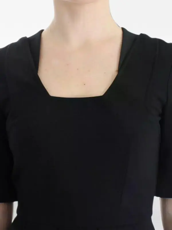 COTE Venus Pleated Square-neck Dress