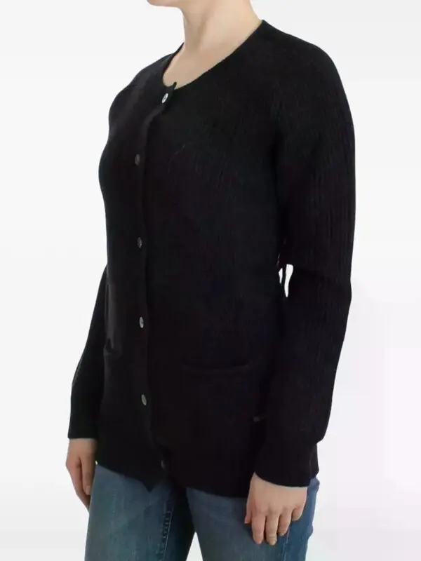 John Galliano Ribbed-knit Cardigan