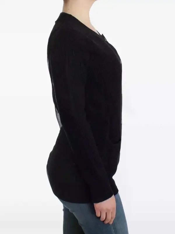 John Galliano Ribbed-knit Cardigan