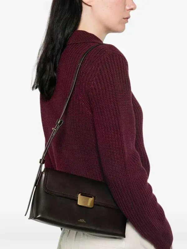 A.p.c. Small Simone Leather Shoulder Bag