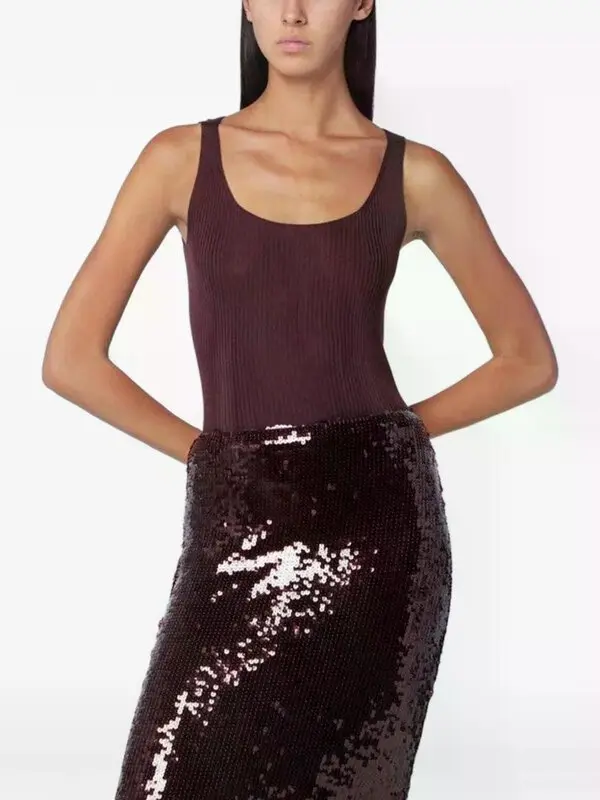 ROBERTO COLLINA Wool Tank Top