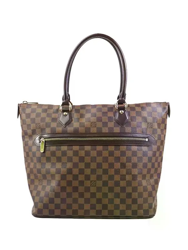 LOUIS VUITTON 2008 Damier Ebene Saleya Gm Tote Bag