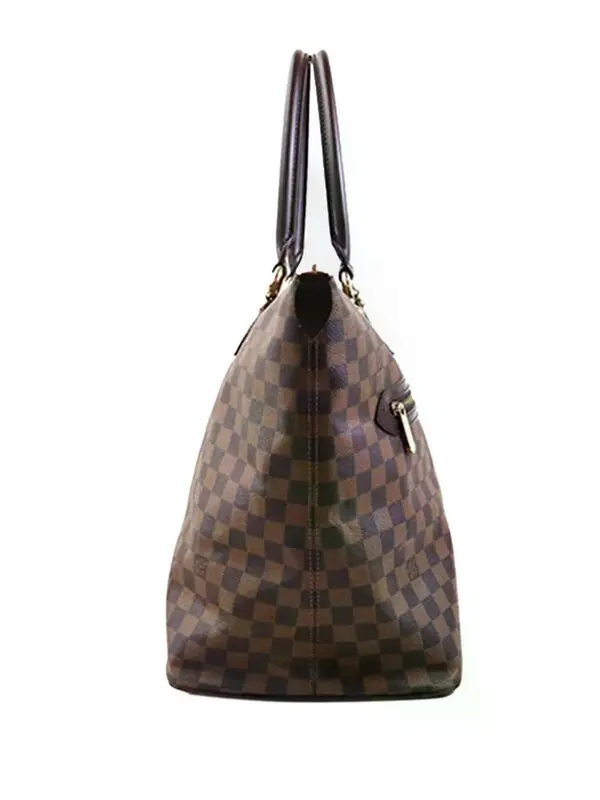LOUIS VUITTON 2008 Damier Ebene Saleya Gm Tote Bag