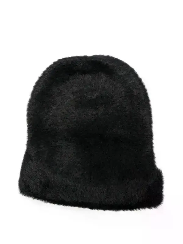 HOUSE OF ERRORS Logo-embroidered Faux-fur Beanie Hat