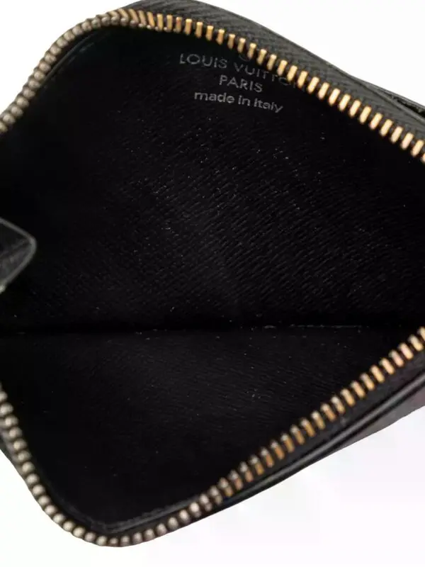 LOUIS VUITTON 2021-2026 Monogram Eclipse Reverse Taigarama Coin Card Holder
