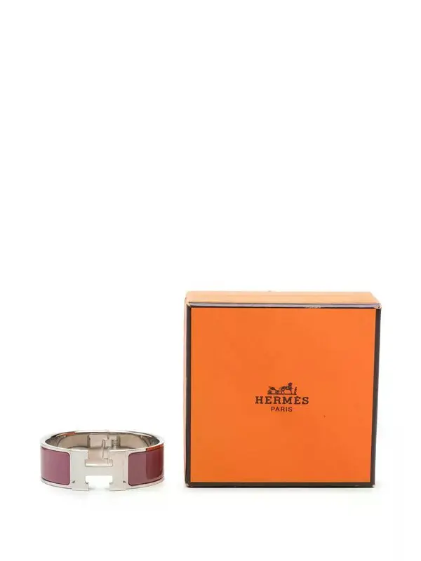 Hermès 2000-2025 Wide Enamel Clic Clac H Bracelet Pm Costume Bracelet