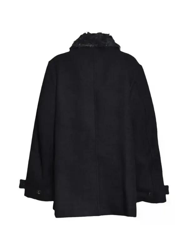 Our Legacy Wage Faux-fur Collar Double-breasted Coat