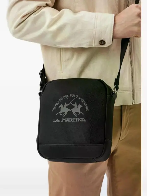 LA MARTINA Logo-print Messenger Bag