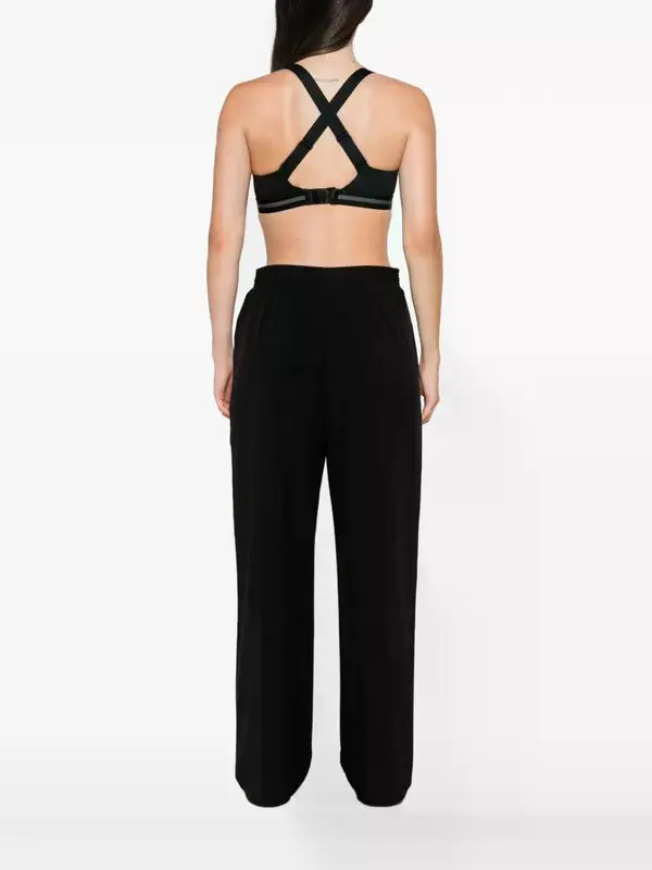 Calvin Klein Logo-underband Racerback Sports Bra