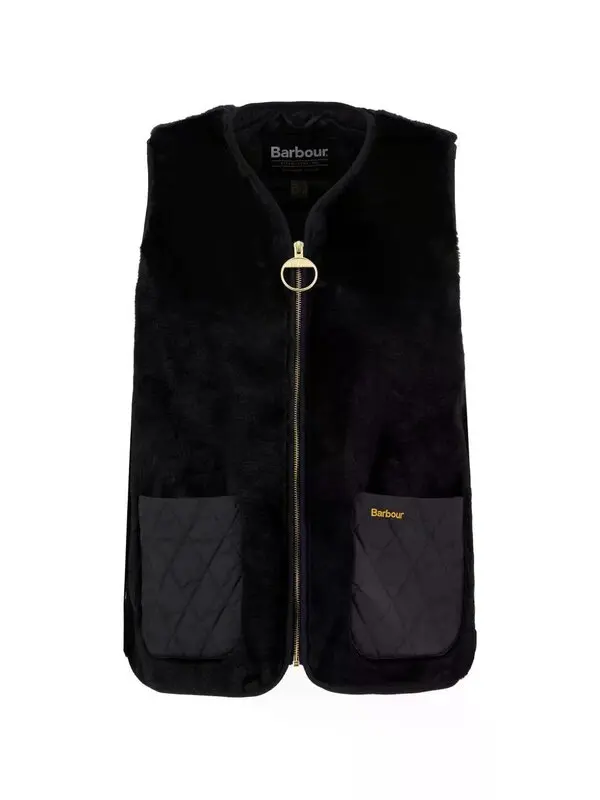 Barbour Karin Faux-fur Quilted-pocket Gilet