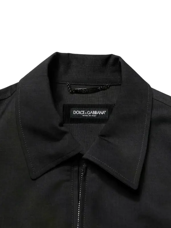 Dolce & Gabbana Logo-patch Bomber Jacket