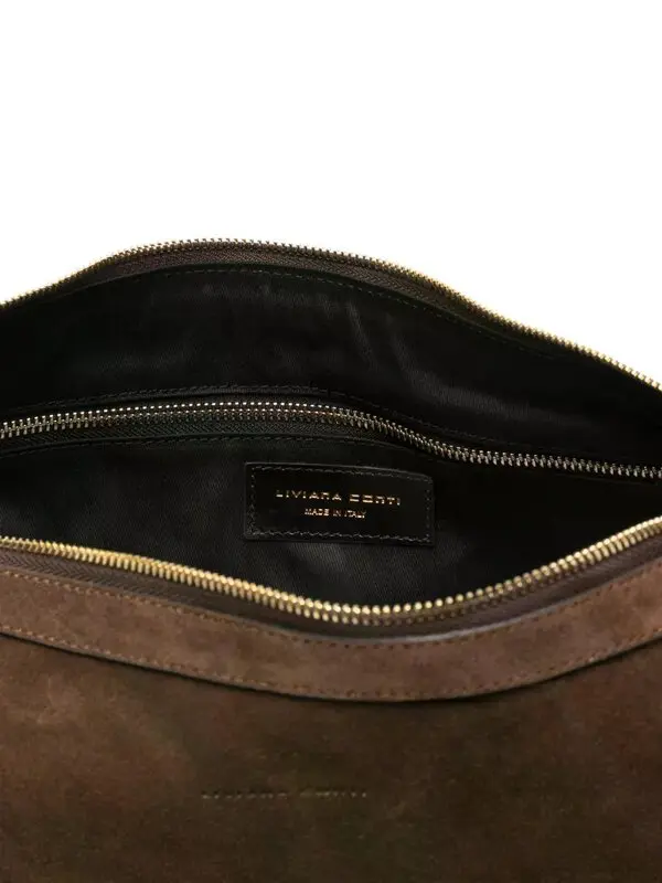 Liviana Conti Suede Shoulder Bag