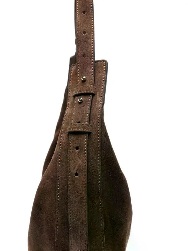 Liviana Conti Suede Shoulder Bag - Brown
