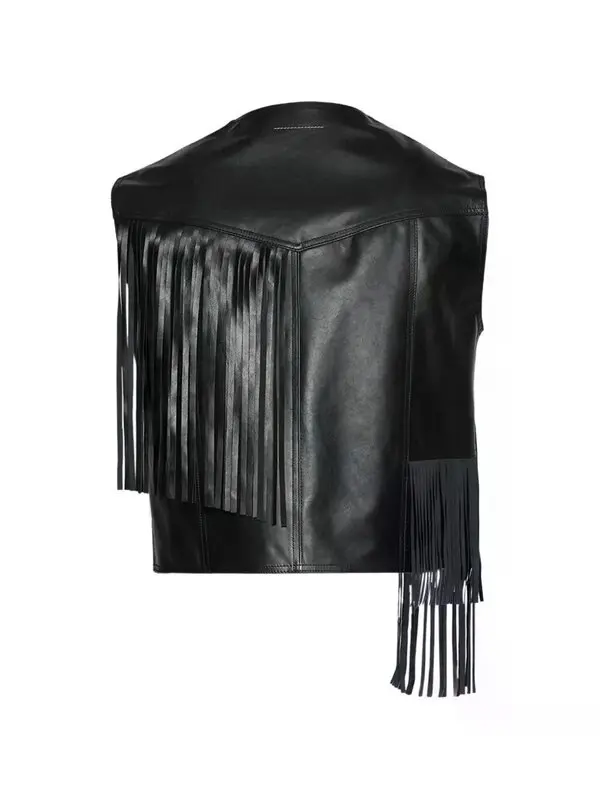 MAISON MARGIELA Fringed Gilet